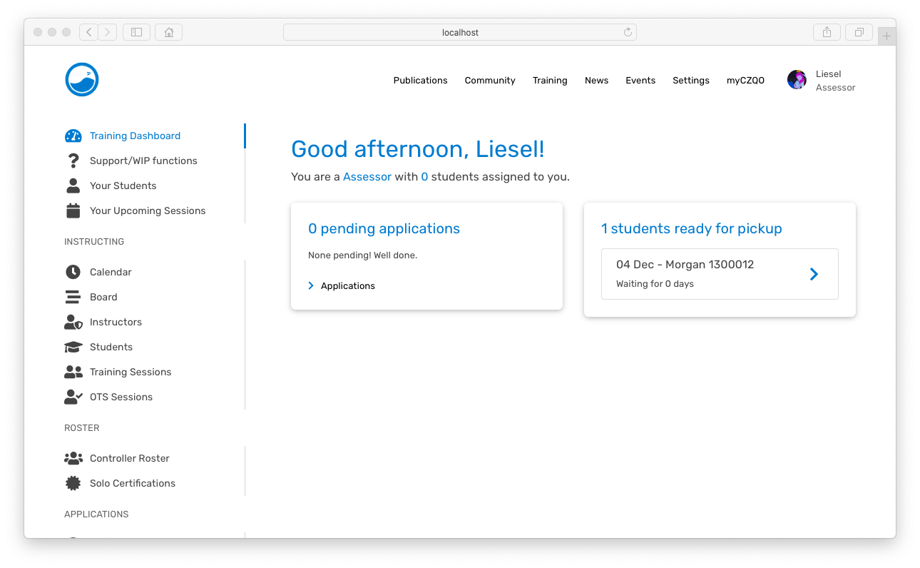 Training admin guide - Gander OCA Knowledge Base